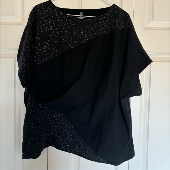 uzi | Tops | Uzi Nyc Limited Edition Tunic In Black With Tan Speckles ...